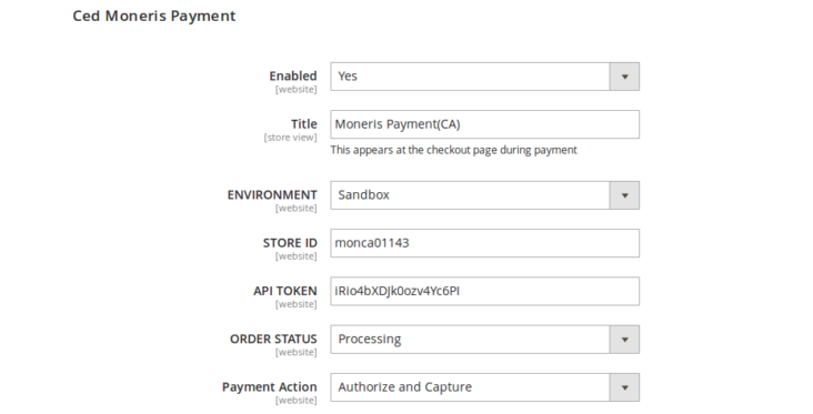 Moneris Payment Method designed for Magento 2- CedCommerce