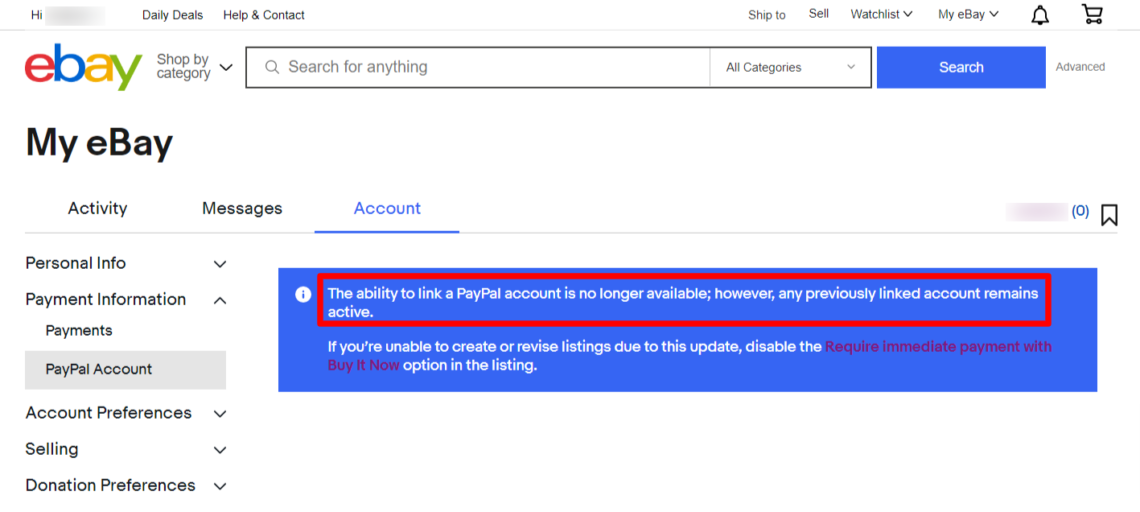 Easy steps to add Payment Methods to your eBay seller account!